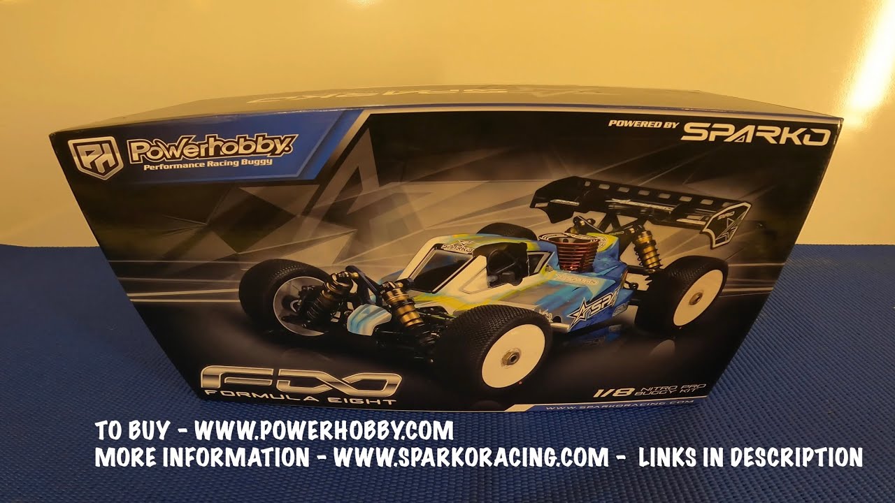 SPARKO FORMULA EIGHT NITRO BUGGY OVERVIEW/UNBOXING VIDEO RCJERZ - YouTube