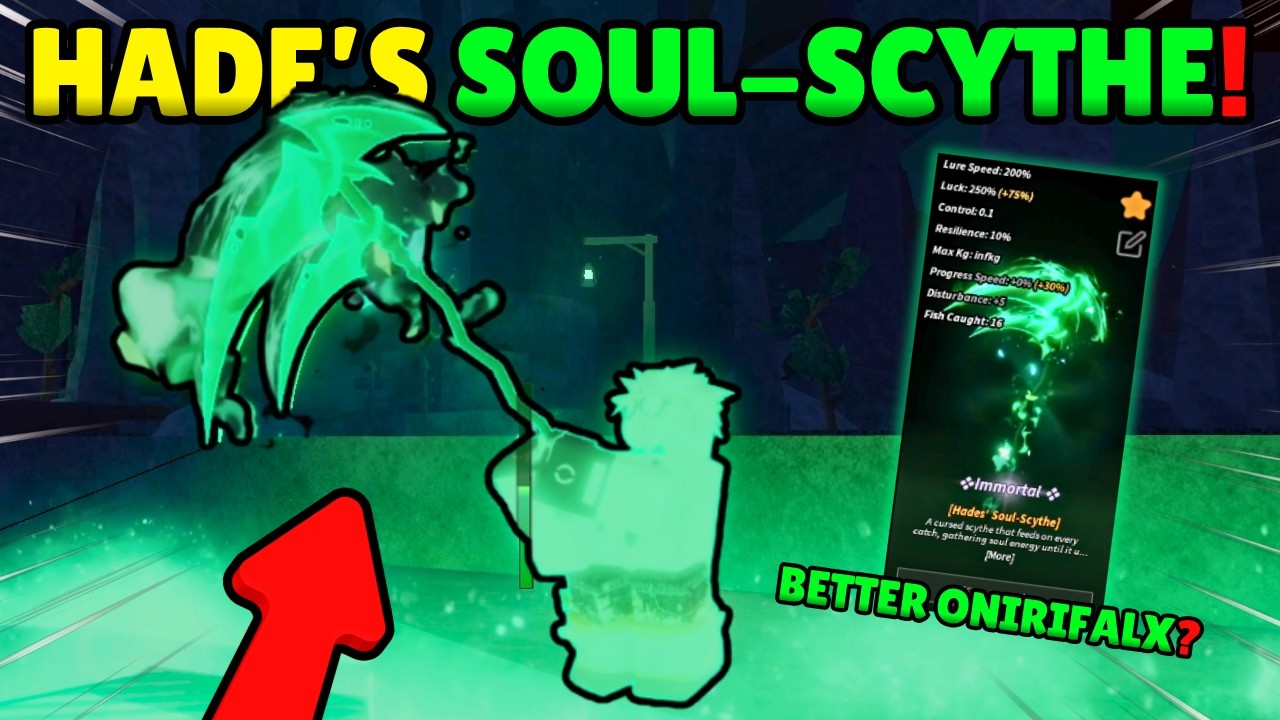 Obtaining HADE'S SOUL-SCYTHE Rod in Fisch! (SO BROKEN..) - YouTube