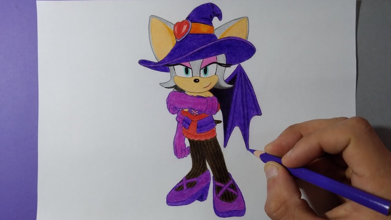 Dibujando a Rouge Bruja | Sonic Forces: Speed Battle - Especial ...
