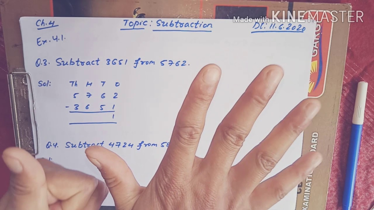 Maths Video Lesson On Subtraction For Class 3 YouTube Maths Video Lesson On Subtraction For Class 3 YouTube