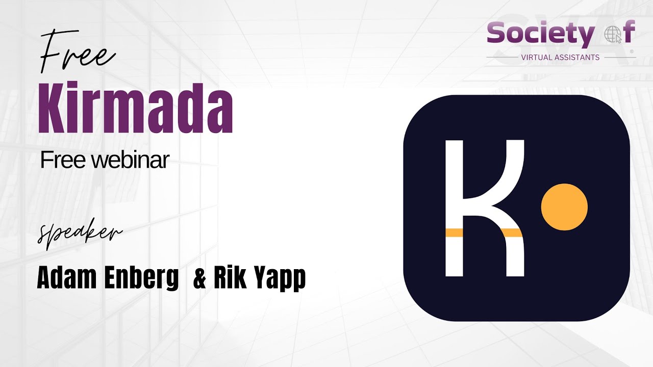 Kirmada Webinar Replay - YouTube