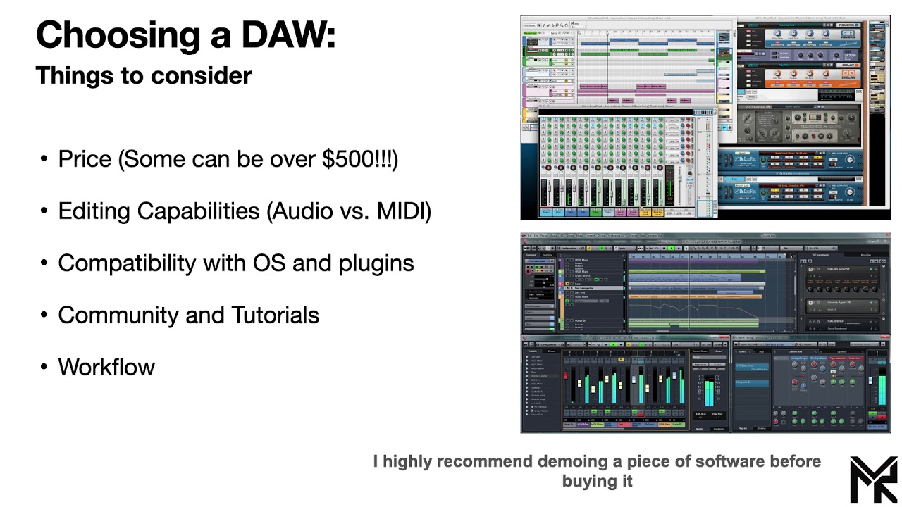 Intro to Music Production [Module 1.3] - The Digital Audio Workstation ...