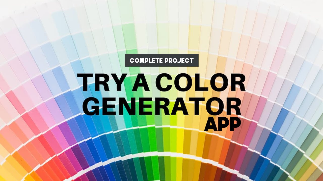 Random Hex Color Code Generator App Youtube