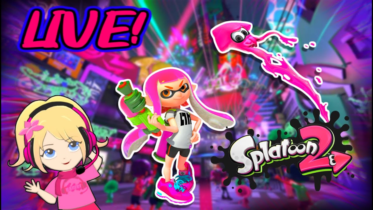 Splatoon 2 Live Stream | STORY CAMPAIGN(first time) & with Viewers ...