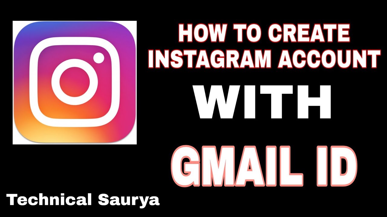 How To Create Instagram Account With Gmail Id | Without Phone Number ...