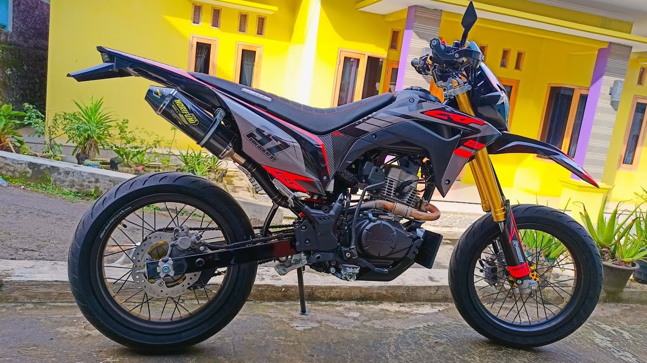 Modifikasi CRF 150L simple - YouTube