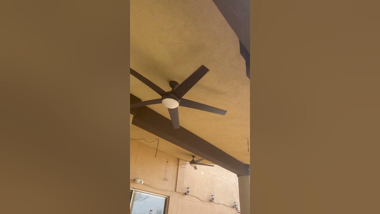 Fanimation covert Ceiling fans at a closed location with the ceiling fans still working! - YouTube