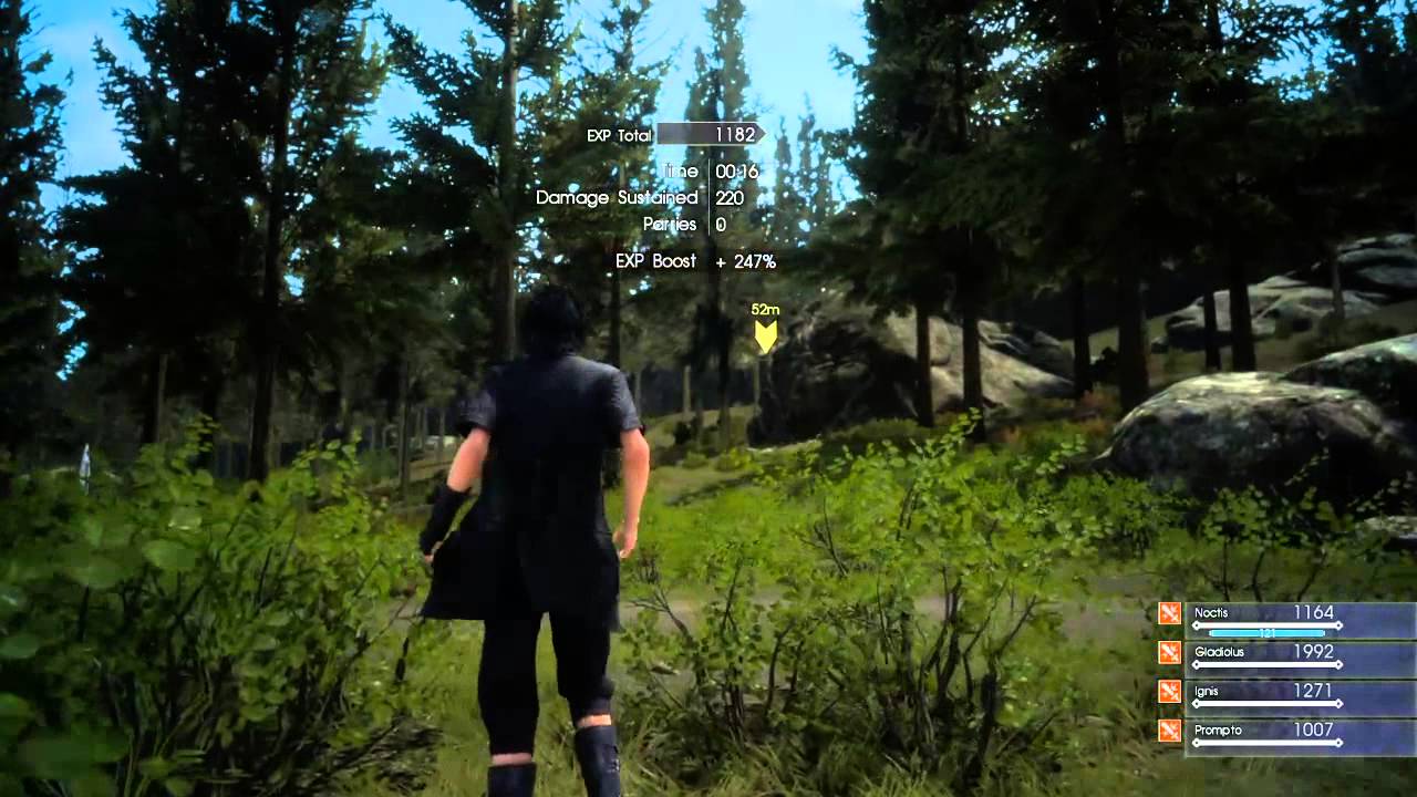 FINAL FANTASY XV EPISODE DUSCAE gameplay - YouTube