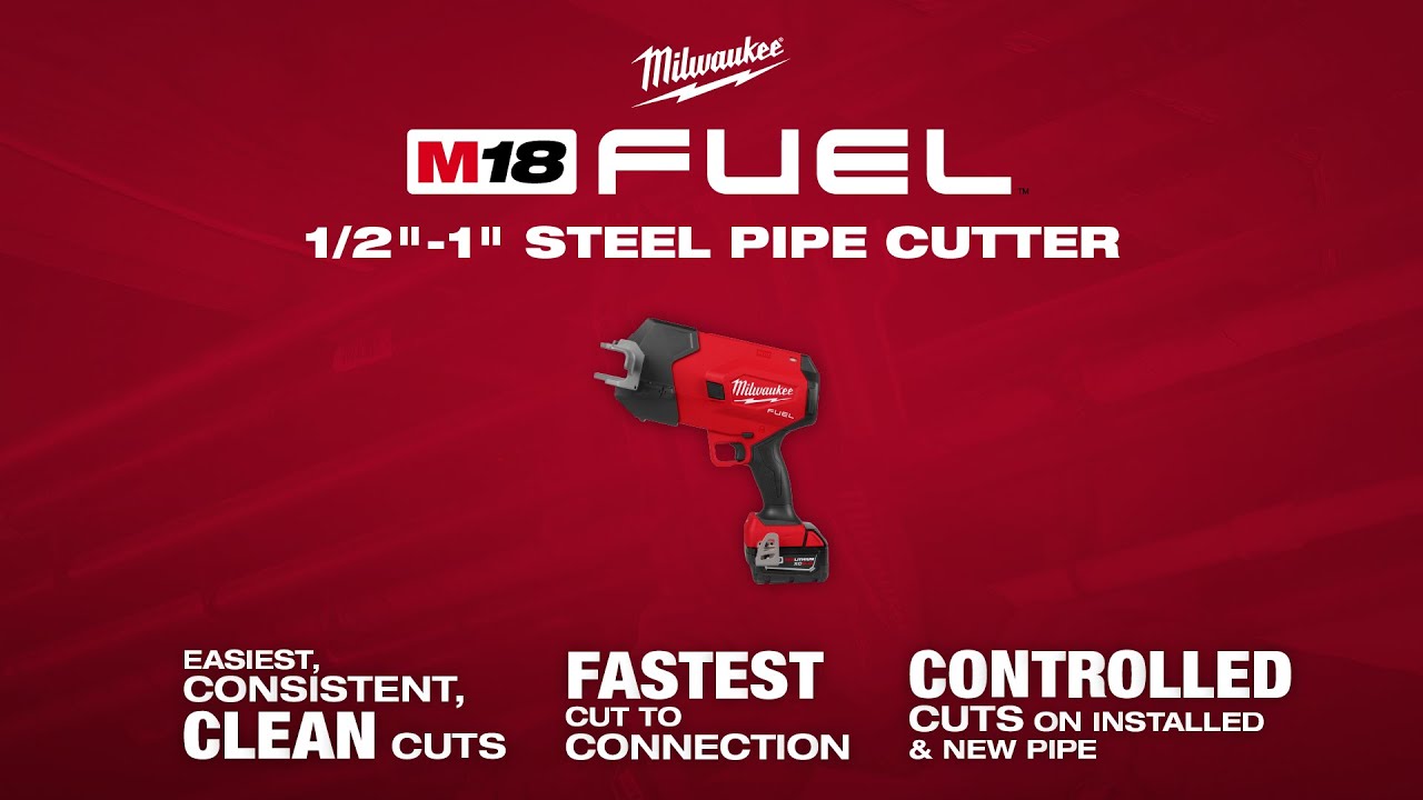 M18 FUEL™ ½”-1” Steel Pipe Cutter | 3469-20 - YouTube