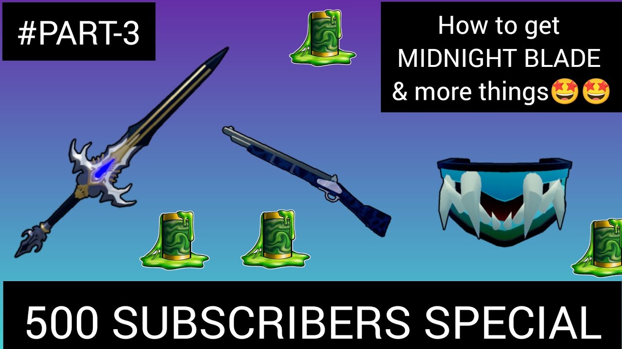 500 SUBS SPECIAL (PART-3) Midnight Blade & Ghoul Mask | Blox Fruits ...