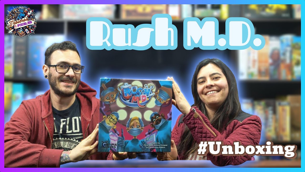 #Unboxing de Rush M.D. 🏥🩺 Adrenalina y Trabajo en Equipo en la Sala de Urgencias! Tableros y ...