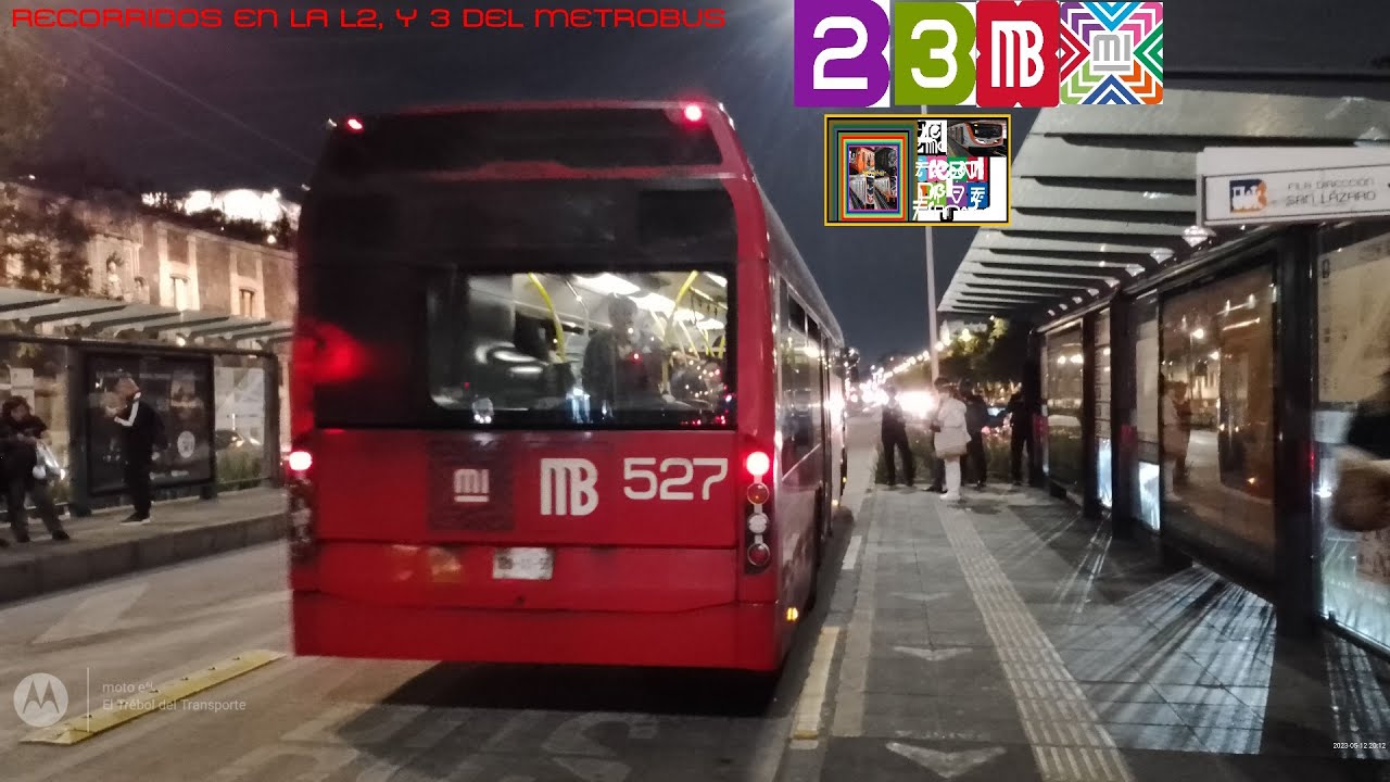 RECORRIDOS EN LA L2, Y 3 DEL METROBUS - YouTube
