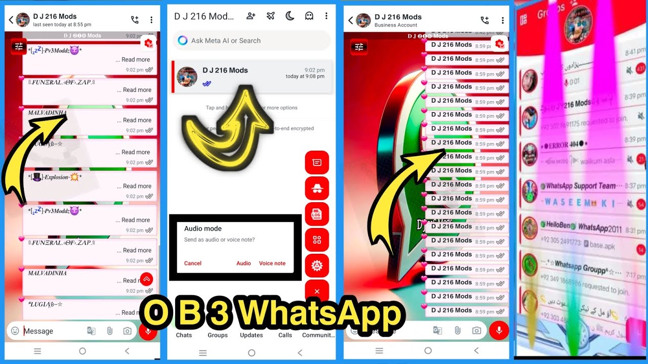 New OB3 WhatsApp || UnAdmin & Admin All || Fix UnOfficial | - YouTube