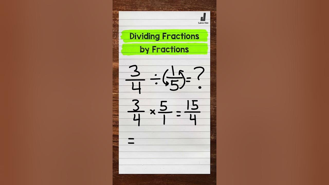 Dividing Fractions by Fractions | Math with Mr. J #Shorts - YouTube