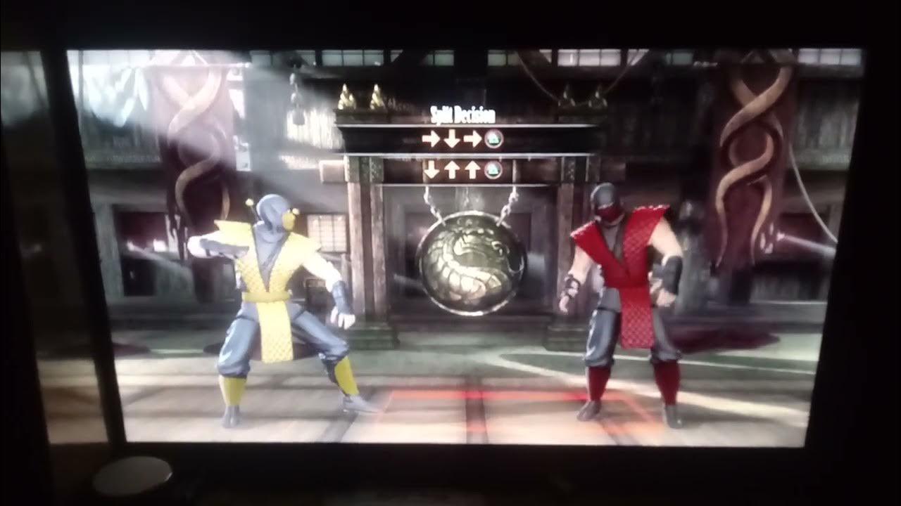 Como hacer el tercer fatality de scorpion en mk9 - YouTube