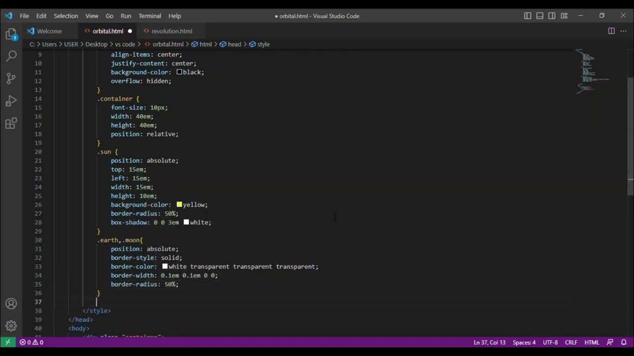 Moon Sun & Earth coding - YouTube