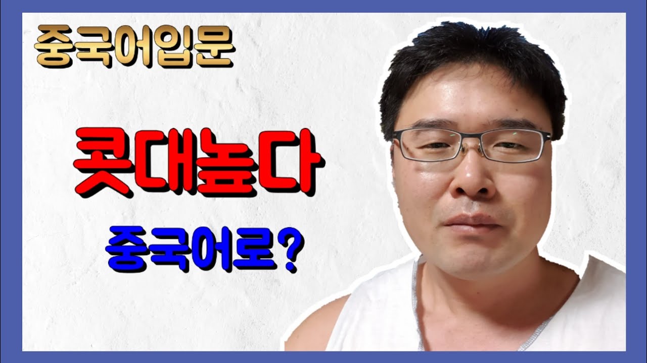 중국어배우기 중국어 회화 중국어기초 실전중국어 직장인중국어 일상중국어 콧대높다를 중국어로 중국어를 배울수 있다면