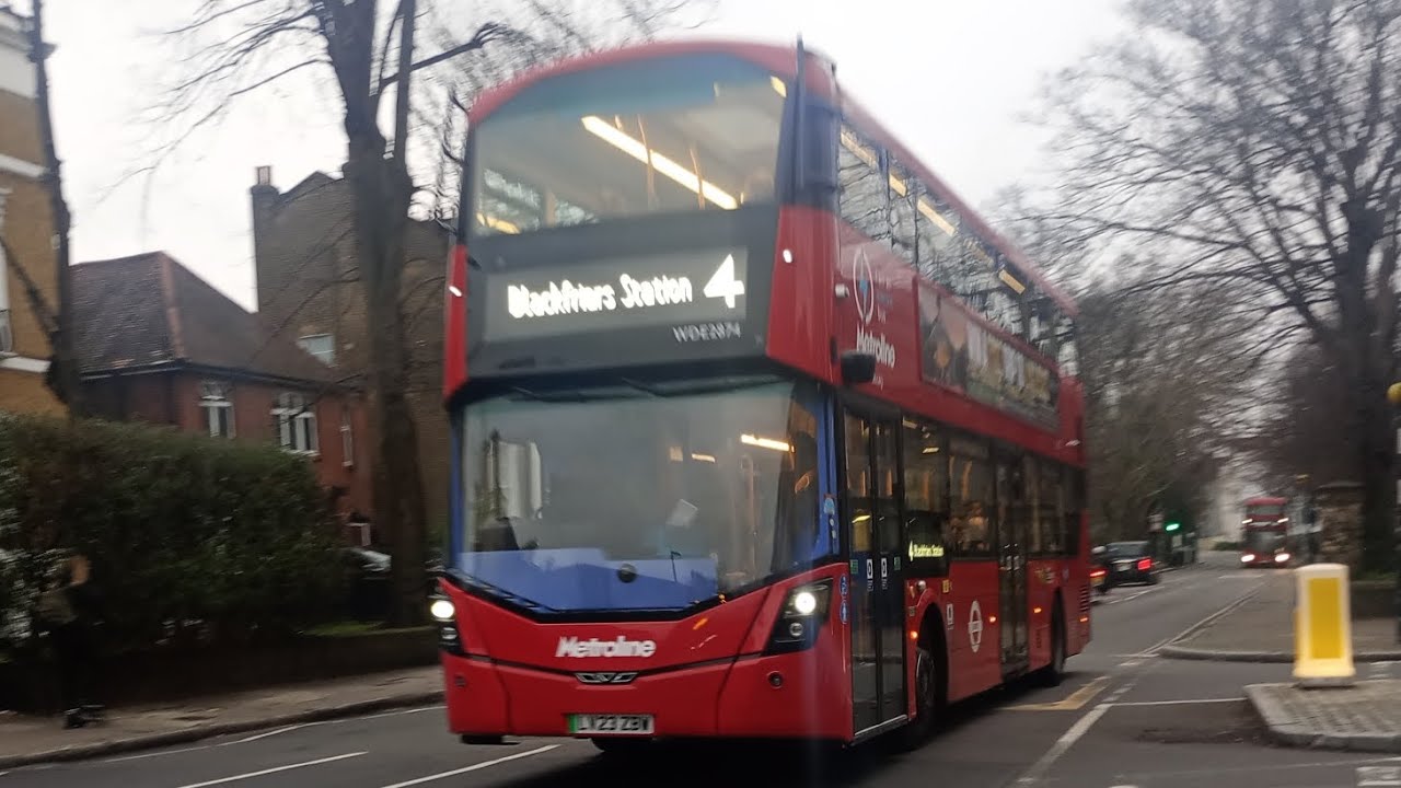 buses at archway - YouTube
