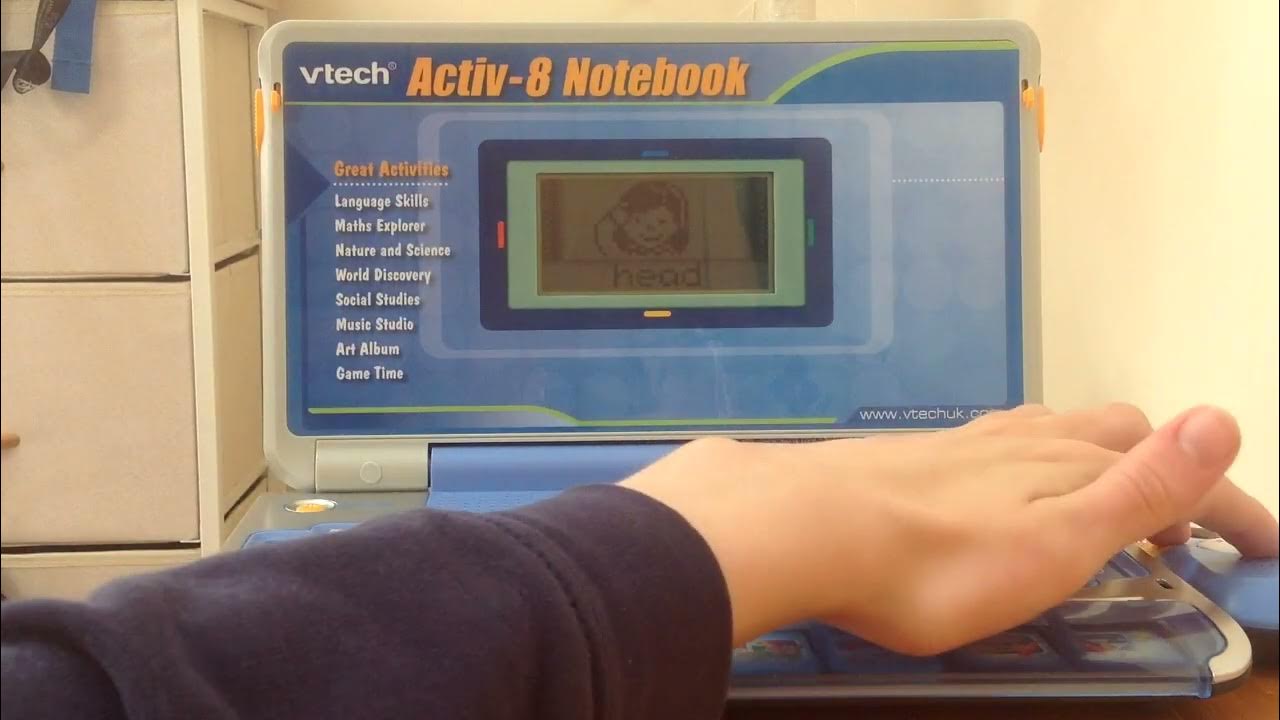 VTech: Activ-8 Notebook Part 1 - YouTube