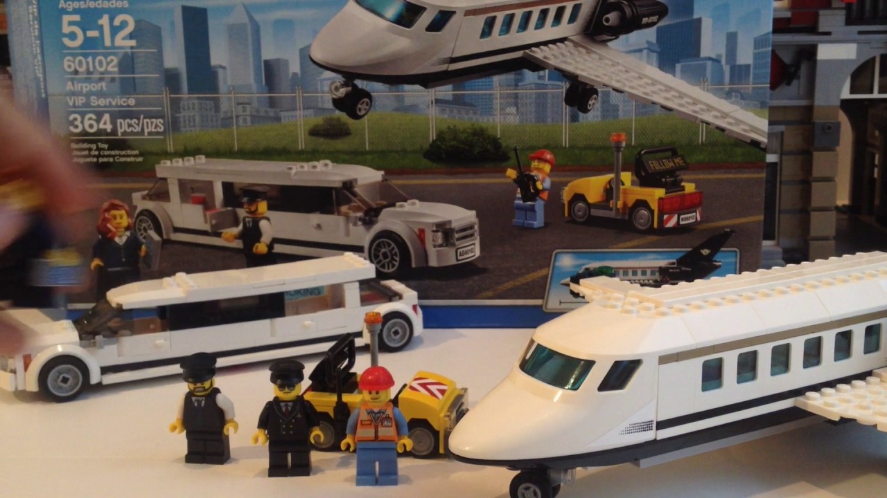 Stop Motion Build of the Lego VIP Service Plane - YouTube