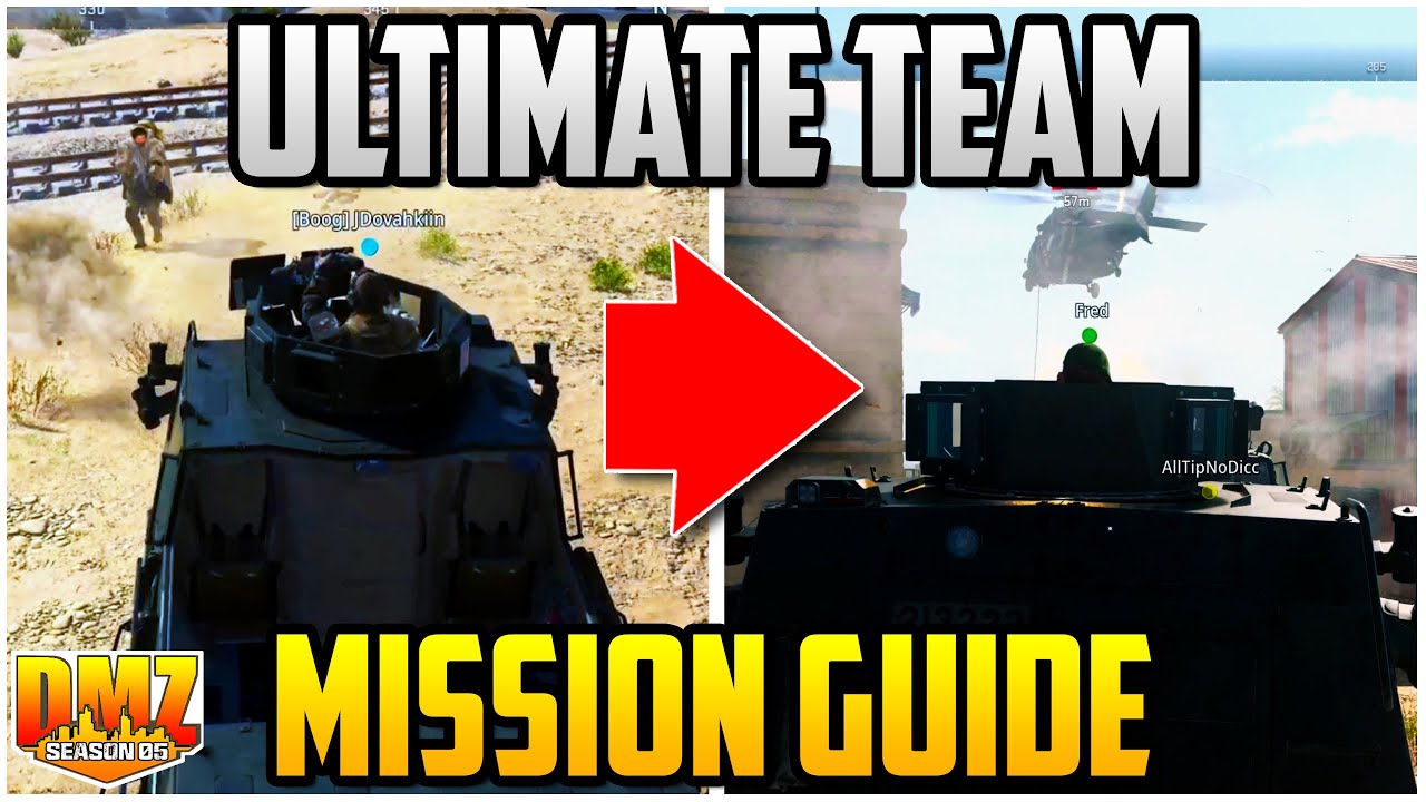 The Ultimate Vehicle Is Team Mission Guide For Season 5 Warzone DMZ ...