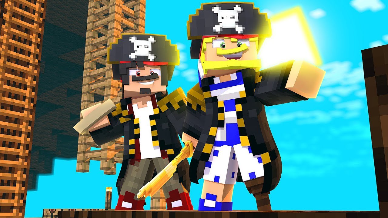 Minecraft: (NOVA SÉRIE) PIRATAS! - Ep. 1 ‹ PAULINHU › - YouTube