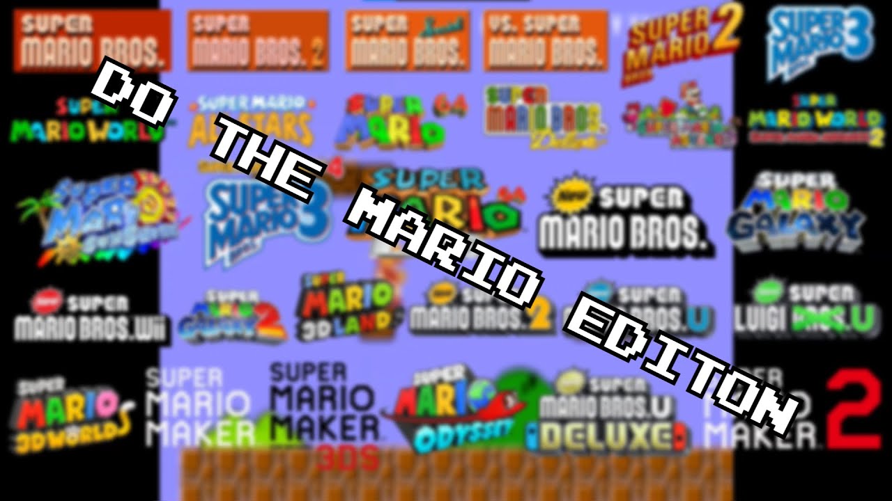 Super Mario Bros. Theme Ultimate Mashup (Mainline Series) (w/ Do The ...