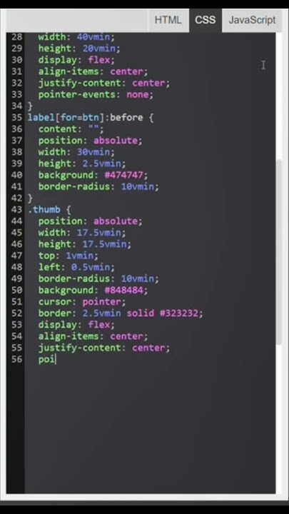 Animated Toggle Bar | Smooth HTML, CSS & JavaScript Switch Effect#shorts - YouTube