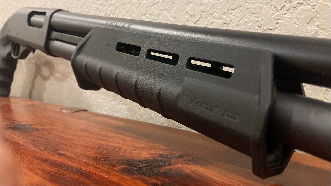 Magpul Forend Install Remington 870 - YouTube