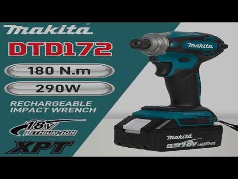 Makita DTD172 Impact Driver Drill 180Nm 18V Brushless Moter Cordless Electric ScrewDriver Power ...