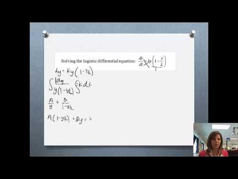 Solving Logistic Differential Equations - YouTube