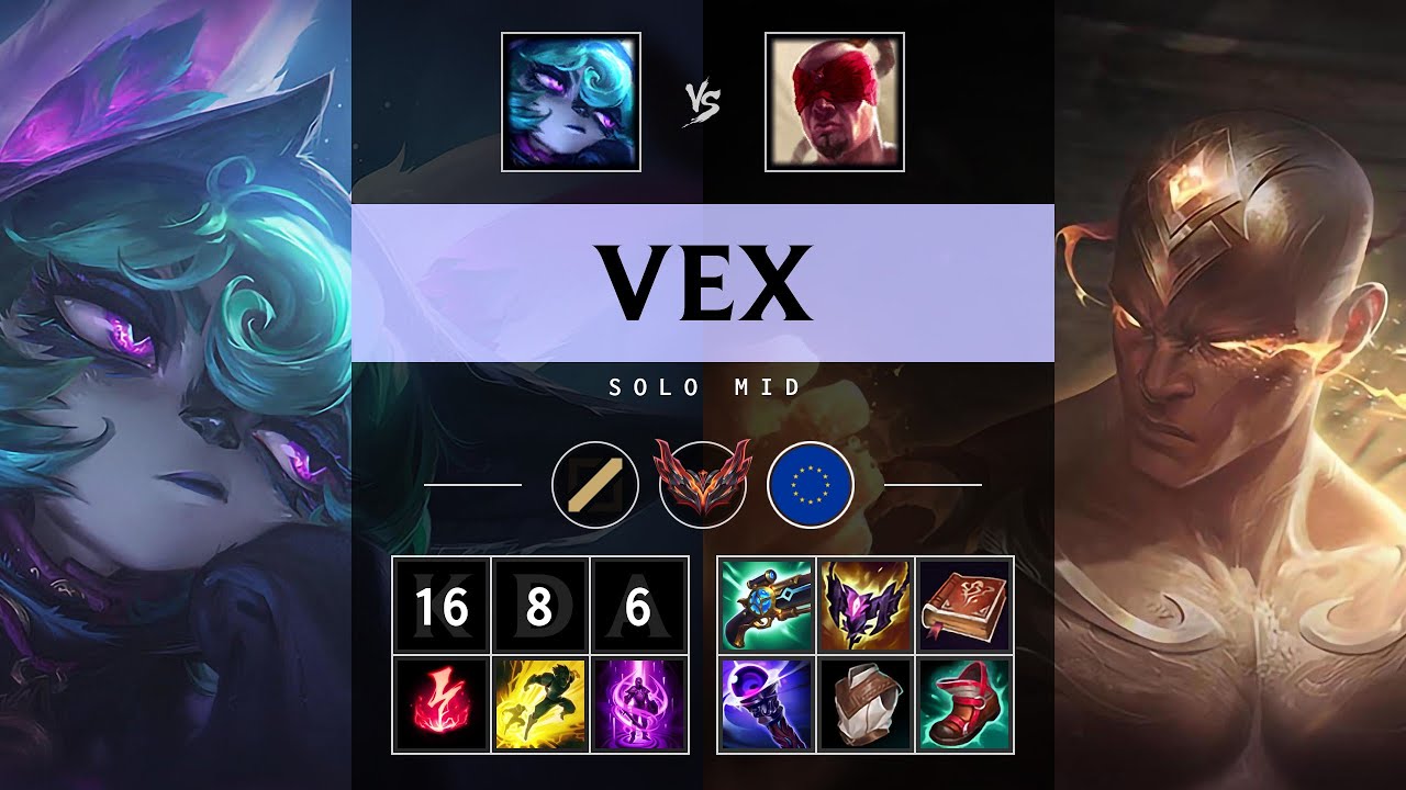 Vex Mid vs Lee Sin: Triple Kill, Rampage - EUW Grandmaster Patch 14.23 ...