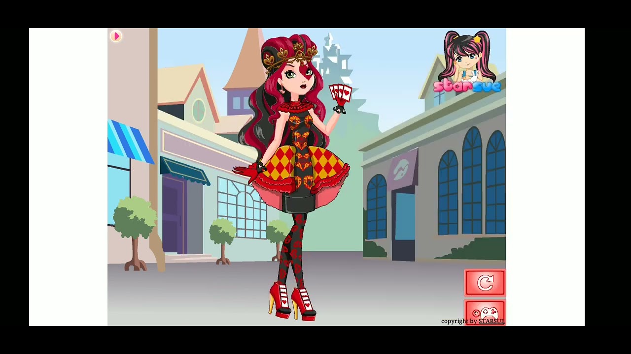 Lizzie Hearts Dress Up - YouTube