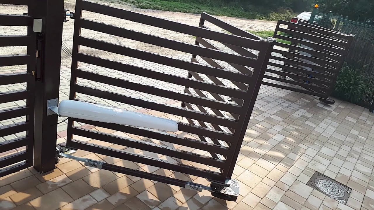 Nowy model GATEO duża brama. Siłowniki RAY KEY. Poznań. - YouTube
