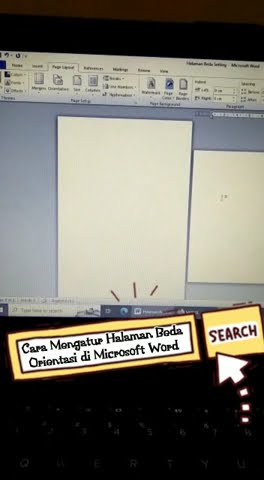 Setting Kertas Potrait dan Landscape dalam 1 File di Microsoft Word # ...