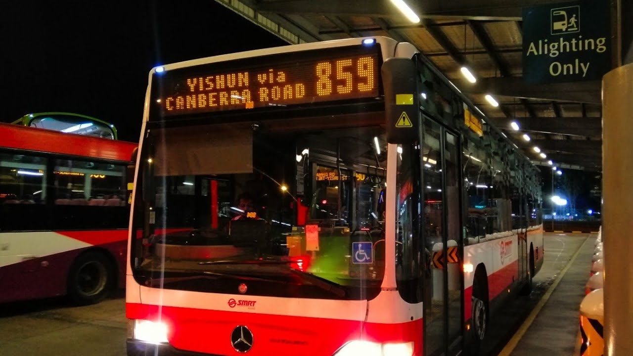 SMB142J 859 - SMRT MERCEDES BENZ O503 Citaro ZF EcoLife 6 AP 1200 B ...