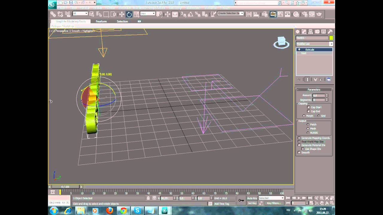 3ds max Particle Flow Source Collision Spawn Test - YouTube