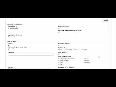 Searching the Library's Databases - YouTube