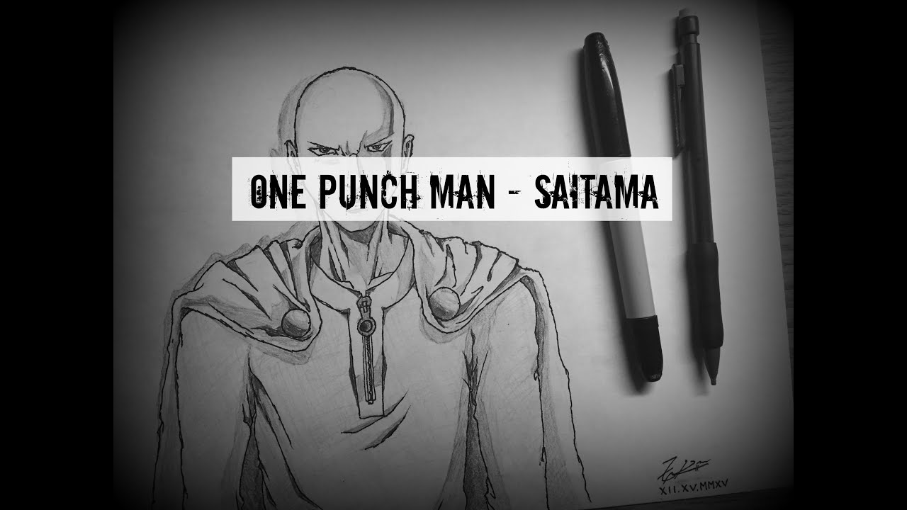 Sketch Sesh: Saitama [One Punch Man] - YouTube