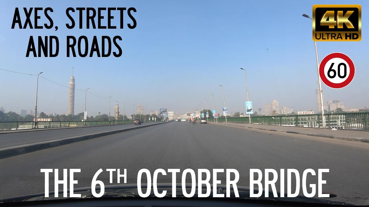 The 6th October Bridge - Driving in Cairo, Egypt 🇪🇬 - YouTube