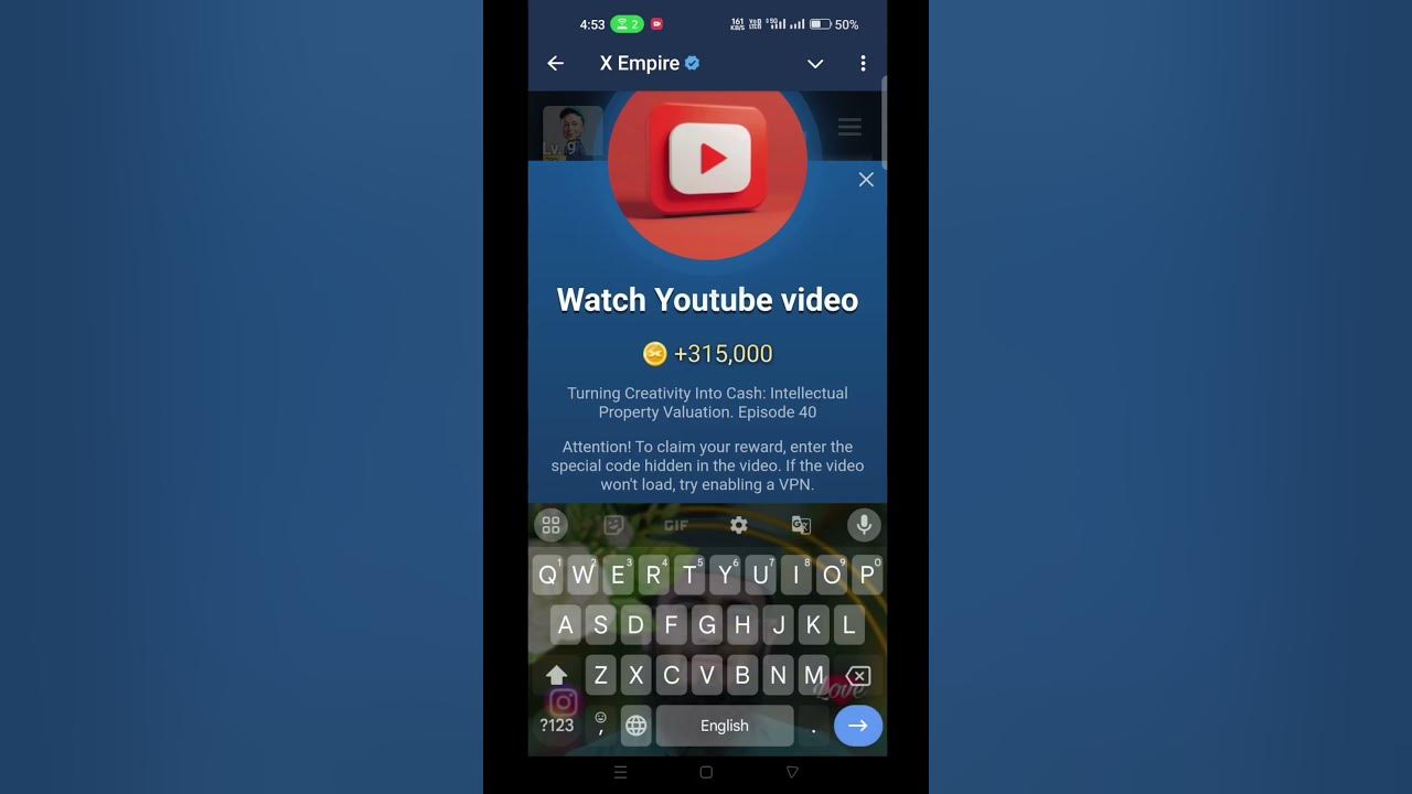 Watch YouTube Video . Episode 40 X Empire Daily Combo. Claim 21 ...