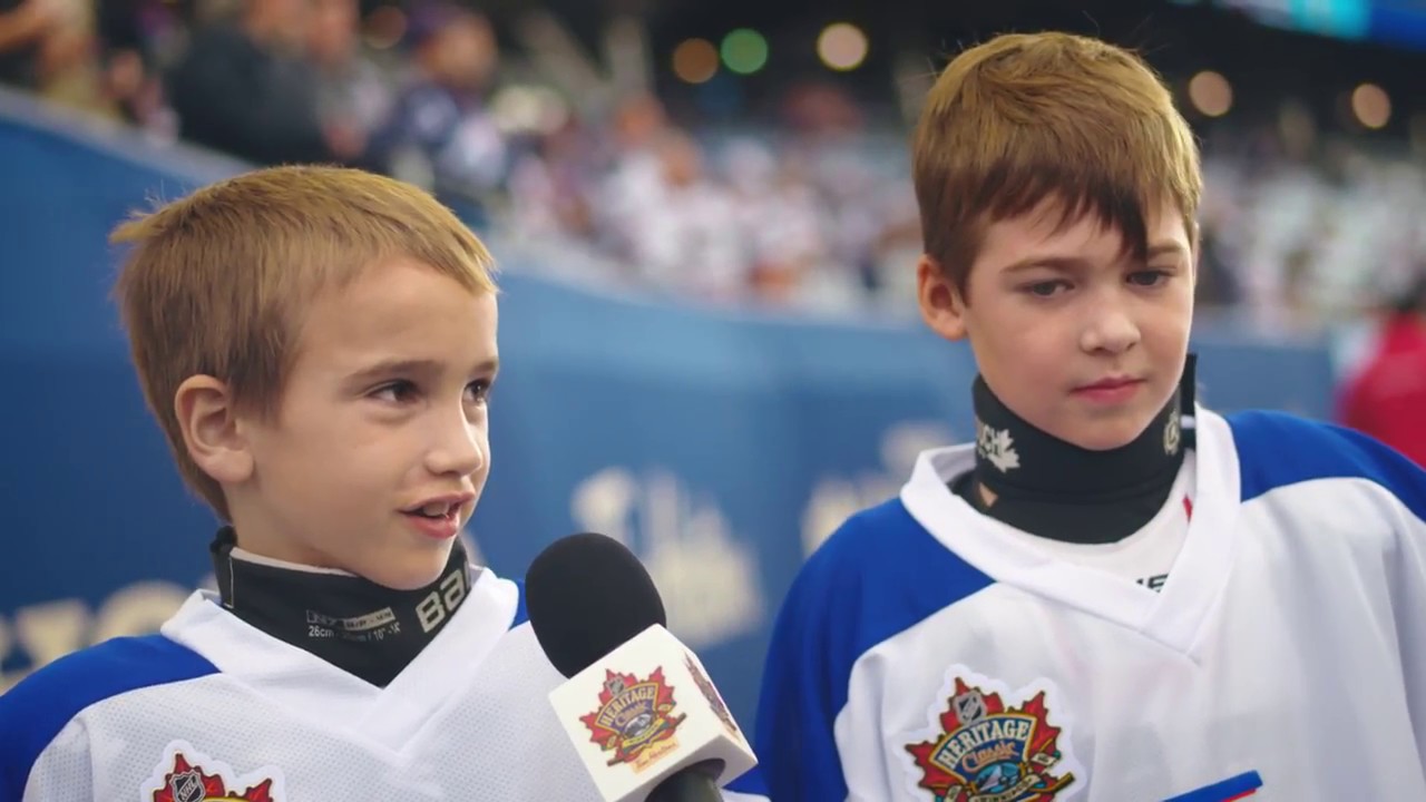 Timbits Hockey takes on the NHL Heritage Classic - YouTube