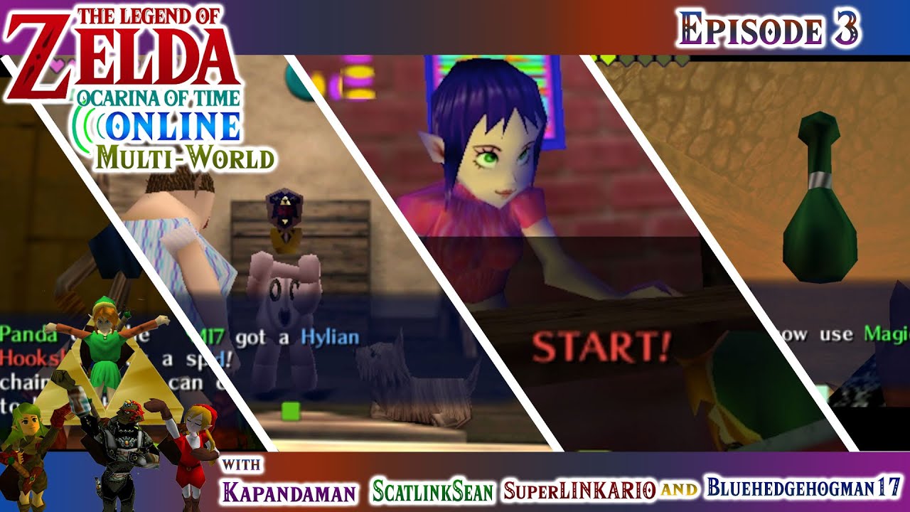 Zelda Ocarina of Time Randomizer #3 - 4-Way Multiworld w/ Kapandaman, S.LINKARIO & BHM17 Part 3 ...