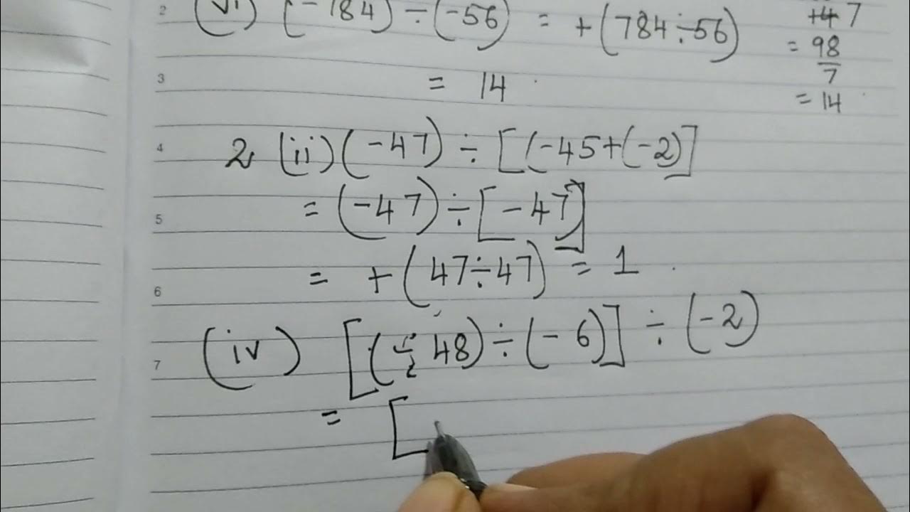integers division - YouTube