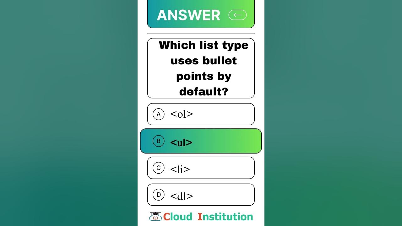 HTML Interview Question and Answer - HTML List - YouTube