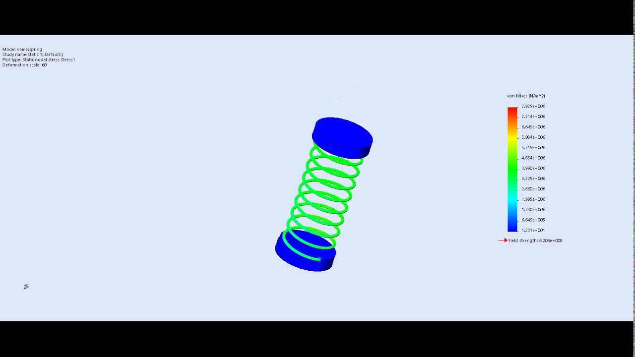 Solidworks Simulation ("Cosmosworks") example 002 - YouTube