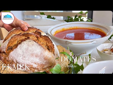 2 NEFİS TARİF📍5 dk ŞİPŞAK EKMEK🍅YANINDA MİS GİBİ DOMATES ÇORBASI*