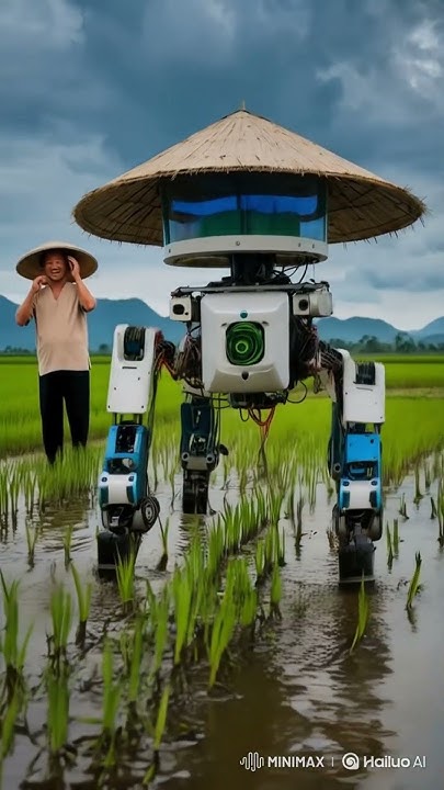 4-Armed AI Robot Revolutionizes Rice Farming! - YouTube