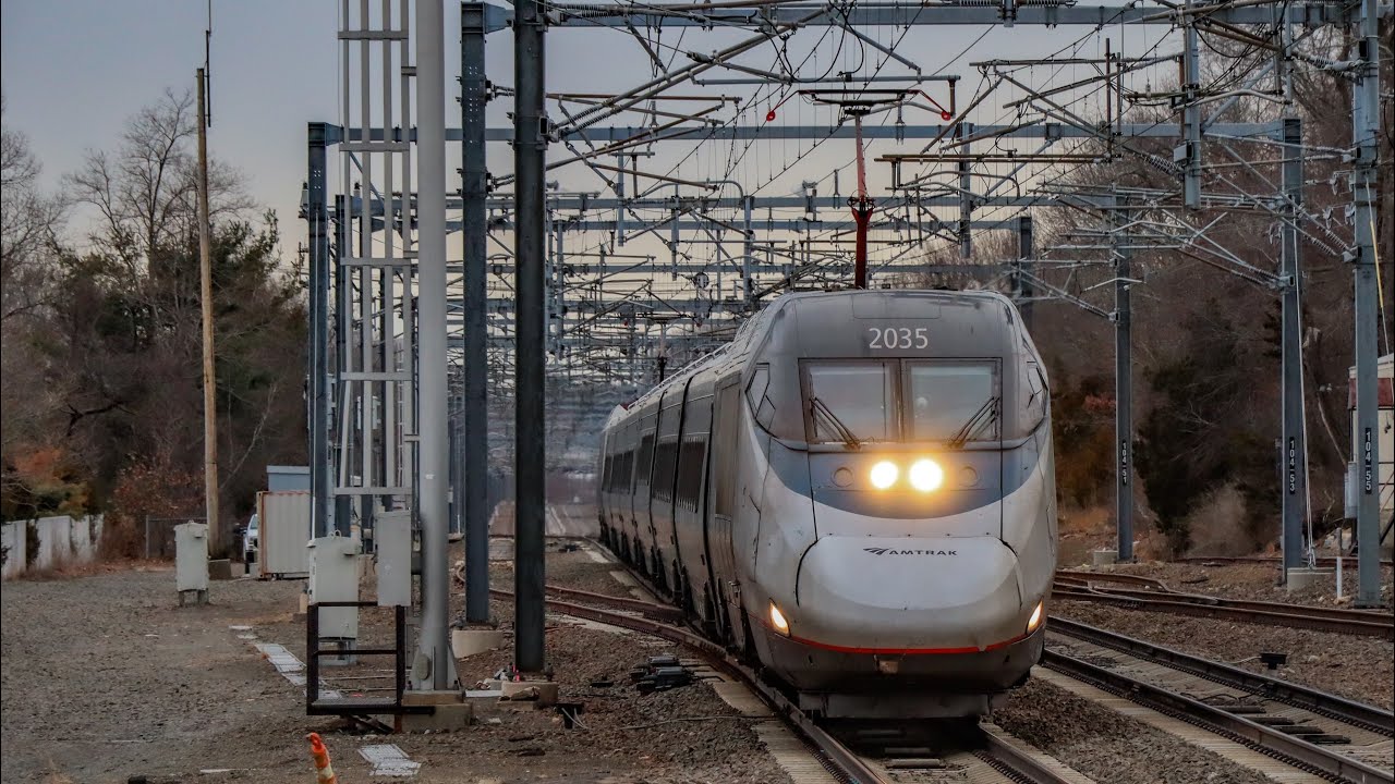 Shore Line East: Afternoon rail action in Old Saybrook, CT - YouTube