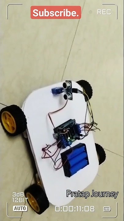 Ultrasonic Arduino 🤖 Robotic 🚗 Car|Mini project Part-1|#college #shorts #arduino #viral - YouTube